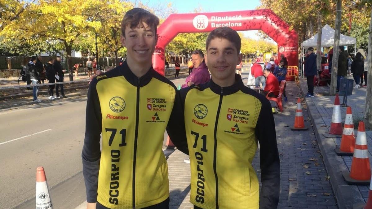 Pablo Zárate y Gabriel González récords en 3km marcha en ruta